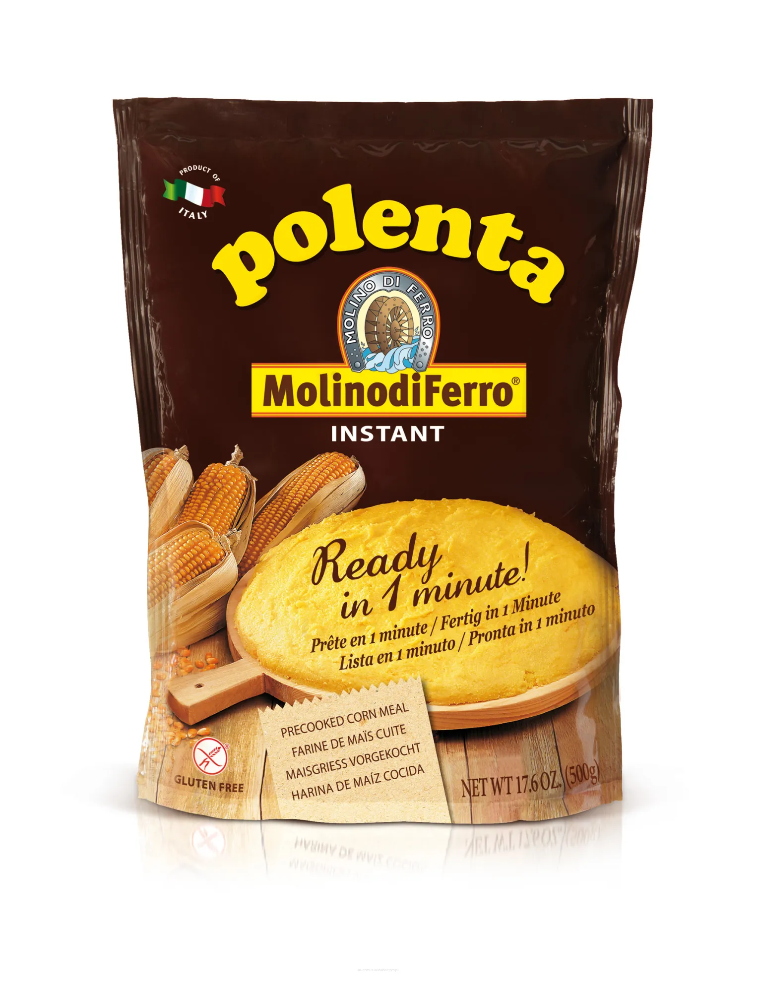 Polenta - bezglutenowa kaszka kukurydziana instant, 360g Polenta - bezglutenowa kaszka kukurydziana instant, 360g